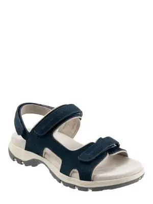 Softwalk Olani Slingback Sandal - Navy Suede