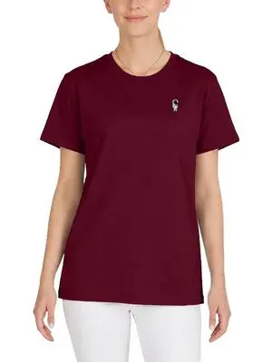 DALIX Dalix Astronaut Jersey Relaxed T-Shirt Maroon
