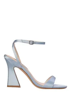 ANNE BARGE Muse Sandal Blue Satin