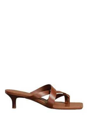 Jenni Kayne Scarlett Heeled Sandal - Saddle