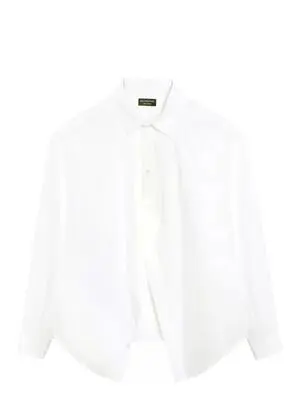 Balenciaga Front-slit Shirt - White