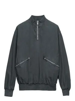 Prada Cotton Blouson Jacket - Lead Gray