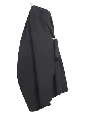 Issey Miyake Asymmetric Cloth And Cord Midi Dress - Black