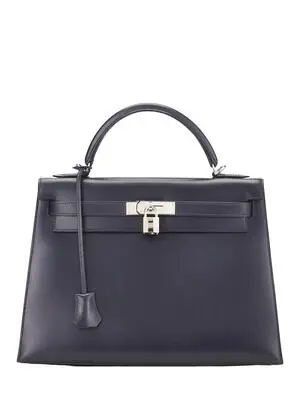 Hermès Hermès Box Kelly Sellier 32 Blue Indigo