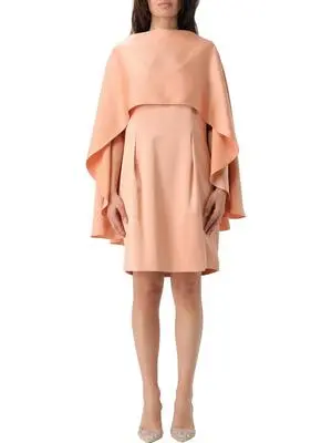 GENNY Cape Effect Dress - Pink