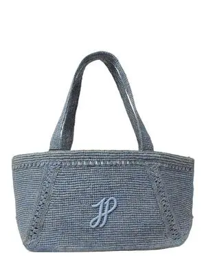 Patou Tote Bag - Gnawed Blue