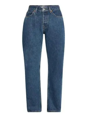 RE/DONE The 90s Relaxed Straight Leg Jeans - Rustic Indigo