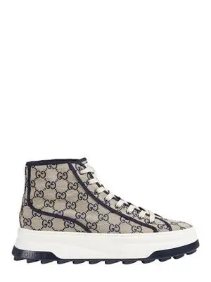 Gucci Gg High Top Sneakers - Cream