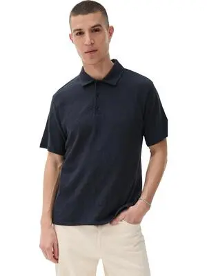 Rag & Bone Classic Flame Polo - Black