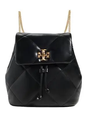 Tory Burch Kira Diamond Quilt Mini Backpack - Black