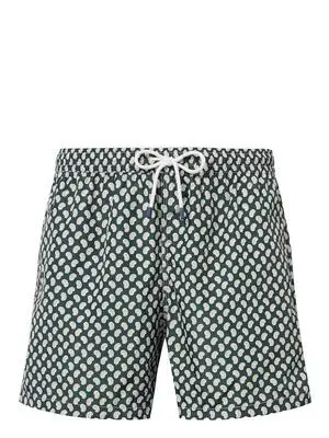Fedeli Madeira Paisley Swim Trunks - Green