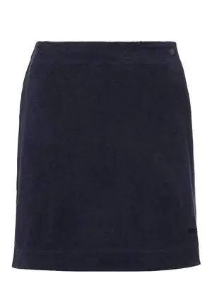 ERES Cotton Terry Wrap Skirt - Blue