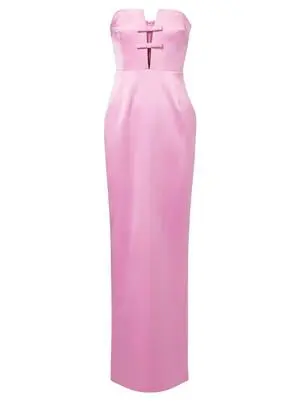 THE NEW ARRIVALS ILKYAZ OZEL Noa Crêpe Gown - Pink