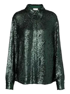 Dries Van Noten Sequined Shirt - Green