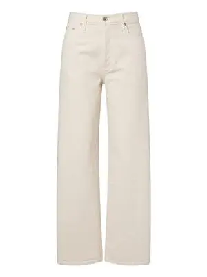 AGOLDE Low Slung Baggy Wide-leg Jeans - White