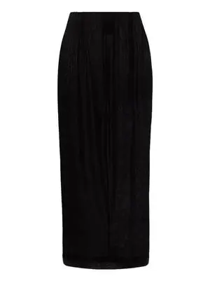 Wardrobe.NYC Midi Skirt - Black