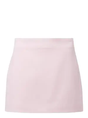 Wardrobe.NYC Virgin Wool Mini Skirt - Pink