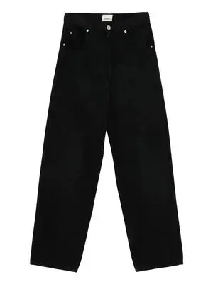 Isabel Marant Jenny Straight-leg Jeans - Black