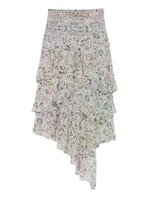 MARANT ETOILE Brigitte Midi Skirt - Neutrals
