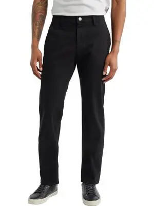 MAVI Milton Slim Straight Leg Chinos - Black Casual Twill