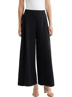 Wit & Wisdom Ultra Skyrise Wide Leg Pants - Black