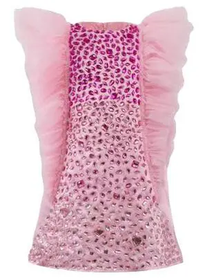 LOLA + THE BOYS Bejeweled Dress - Pink
