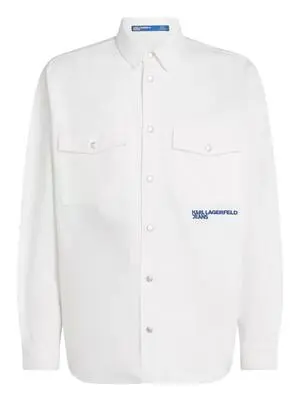 Karl Lagerfeld Klj Out Of Blue Shirt - White