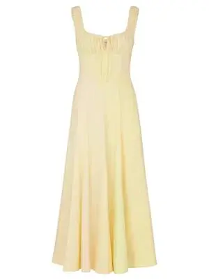 NICHOLAS Dina Midi Dress - Yellow