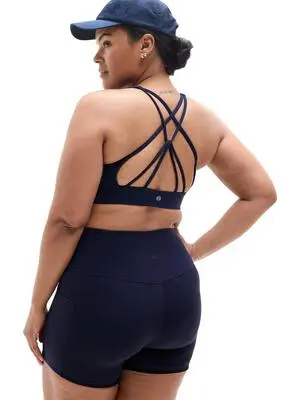 Athleta Solace Sports Bra D-dd - Navy