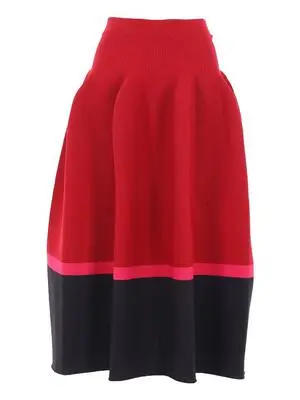 CFCL Knit Midi Skirt - Marn Red
