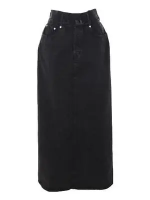 ALAINPAUL Denim Skirt - Black