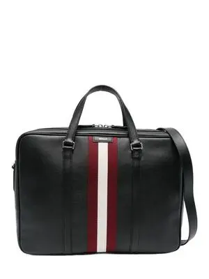 Bally Leather Top Handle Bag - Black