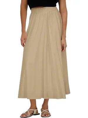 POINT Panel Linen Skirt Sand
