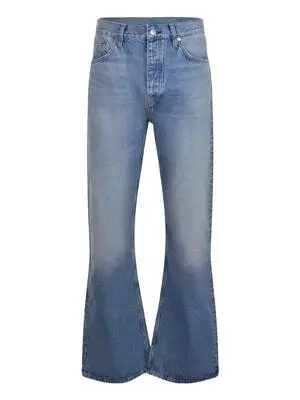 SUNFLOWER Stone Wash Flare Jeans - Blue