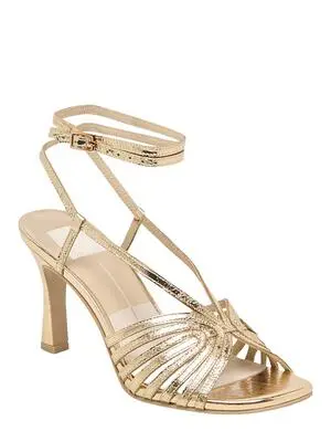 Dolce Vita Nivana Strappy Sandals - Gold Distressed