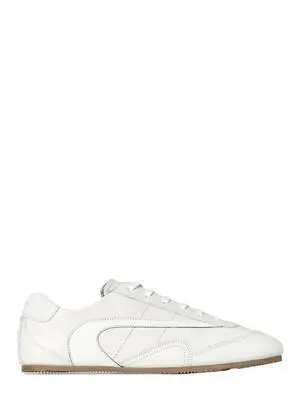 Cos Minimal Leather Sneakers White