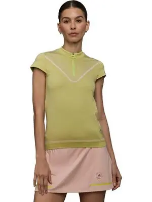 Adidas By Stella McCartney Asmc Truenature Golf Polo Shirt - Halo Gold