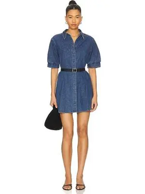 FRAME The Play Denim Shirtdress - Antonia