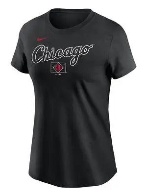 Nike Chicago White Sox City Connect Wordmark Mlb T-shirt - Black