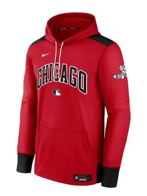 Nike Chicago White Sox Authentic Collection City Connect Therma Mlb Pullover Hoodie - Red