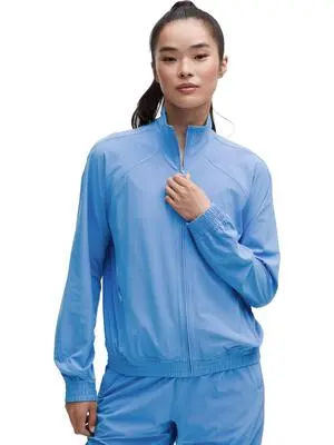 Lululemon Adapted State Perforated Track Jacket - Pool Party
