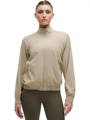 Lululemon Adapted State Perforated Track Jacket - Sheer Oak