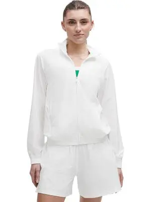 Lululemon Adapted State Perforated Track Jacket - White