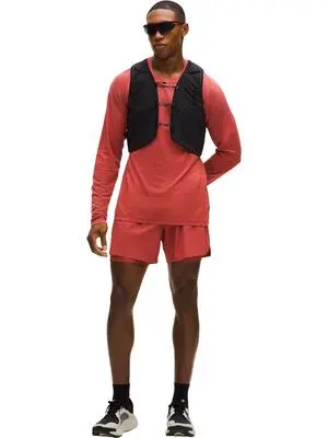 Lululemon Mile Maker Ripstop Lined Short 6 Dare Devil