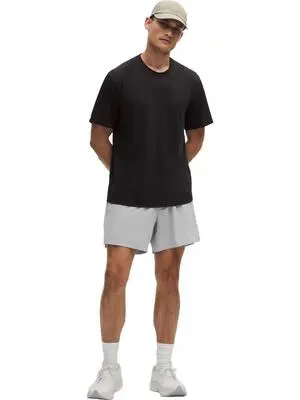 Lululemon Mile Maker Ripstop Lined Short 6 - Silver Drop