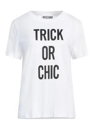 Moschino T-shirt With Appliqués - White