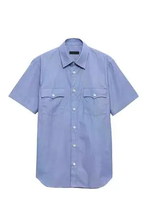 Prada Poplin Shirt - Blue