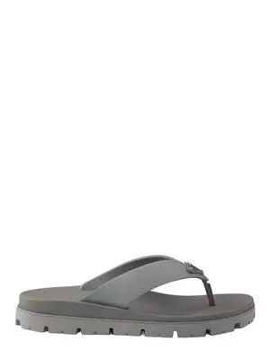 Prada Rubber Flip-flops - Grey