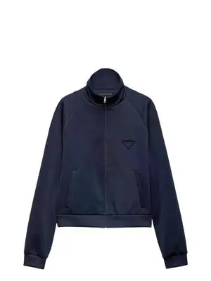 Prada Zip-up Sweatshirt - Blue