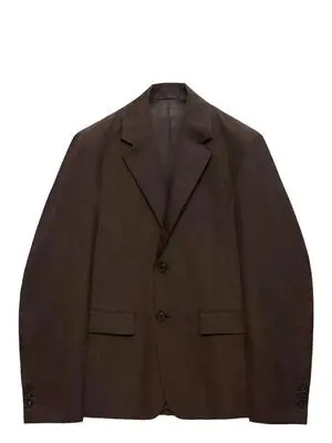 Prada Single-breasted Blazer - Brown